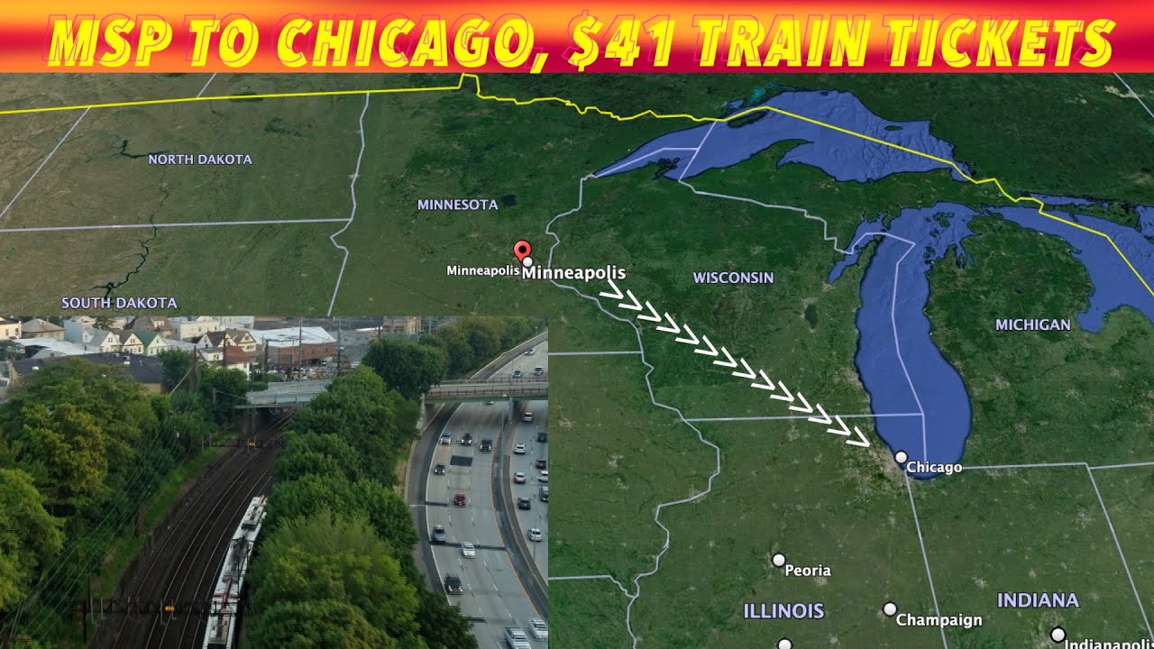 Minneapolis To Chicago, $41 Train Tickets! - YouTube