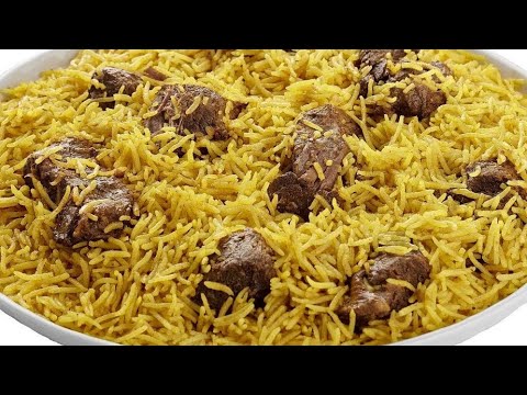 mutton kabsa rice / mutton Arabic rice / mutton recipes / Arabic ...