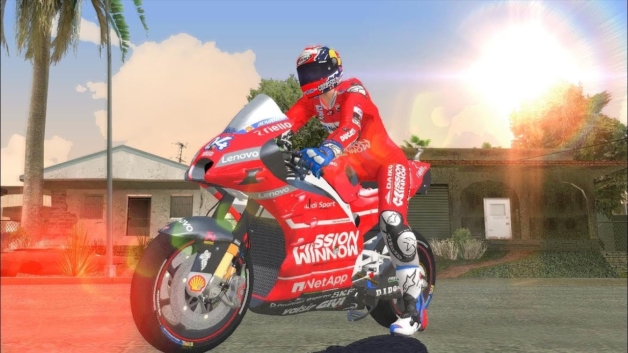 Andrea Dovizioso skin || GTA SA MOTOGP MOD - YouTube