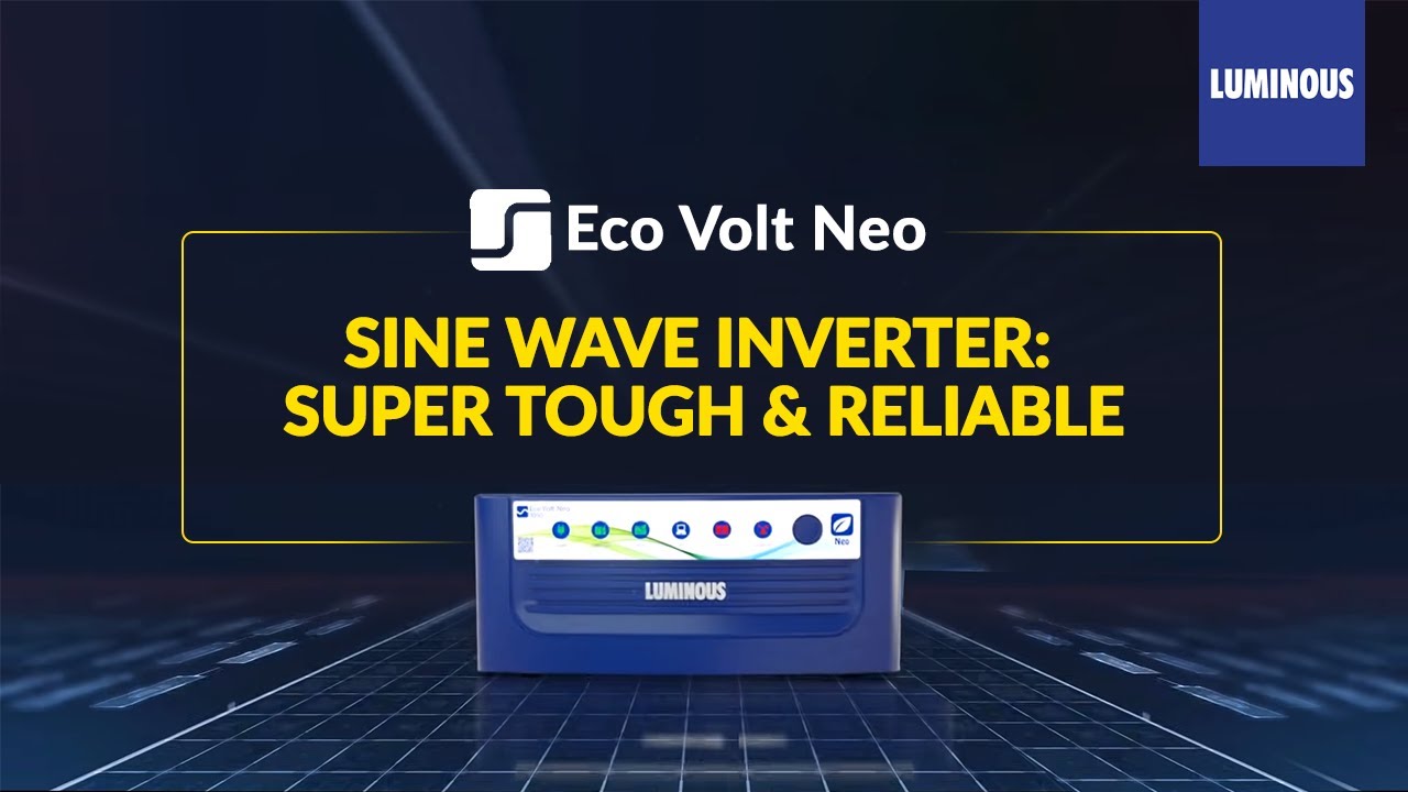 Inverter for Home - Luminous Eco Volt Neo | Tough Sine Wave Inverter ...