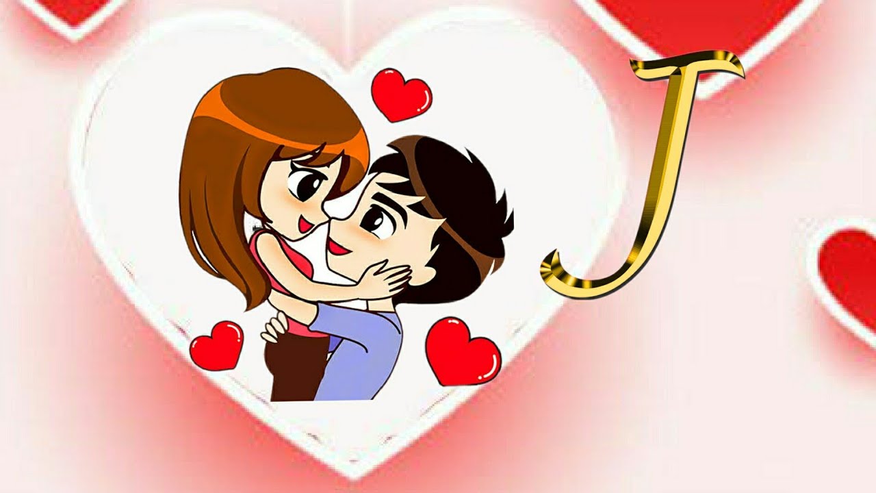romantic J letter nam video for lover #romantic #love #namestatus - YouTube