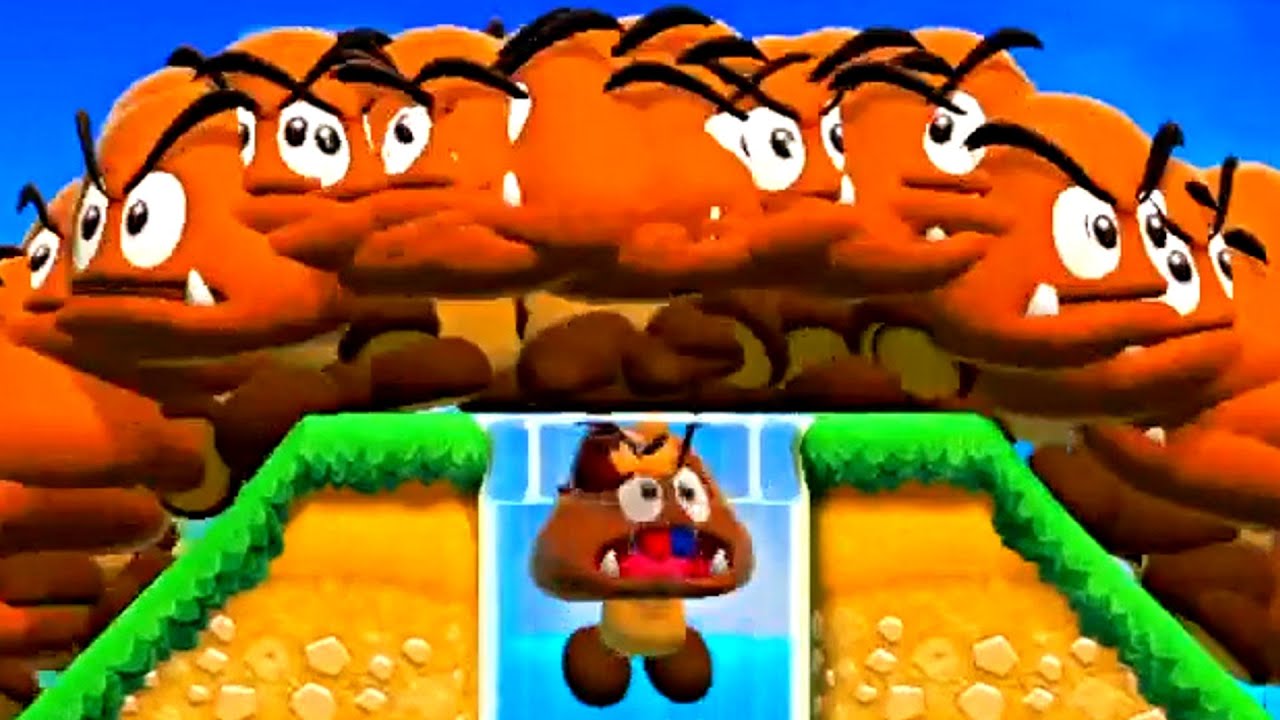Super Mario Maker 2 🔧 The Goomba Vulcano erupts 🔧 Minkyyy - YouTube