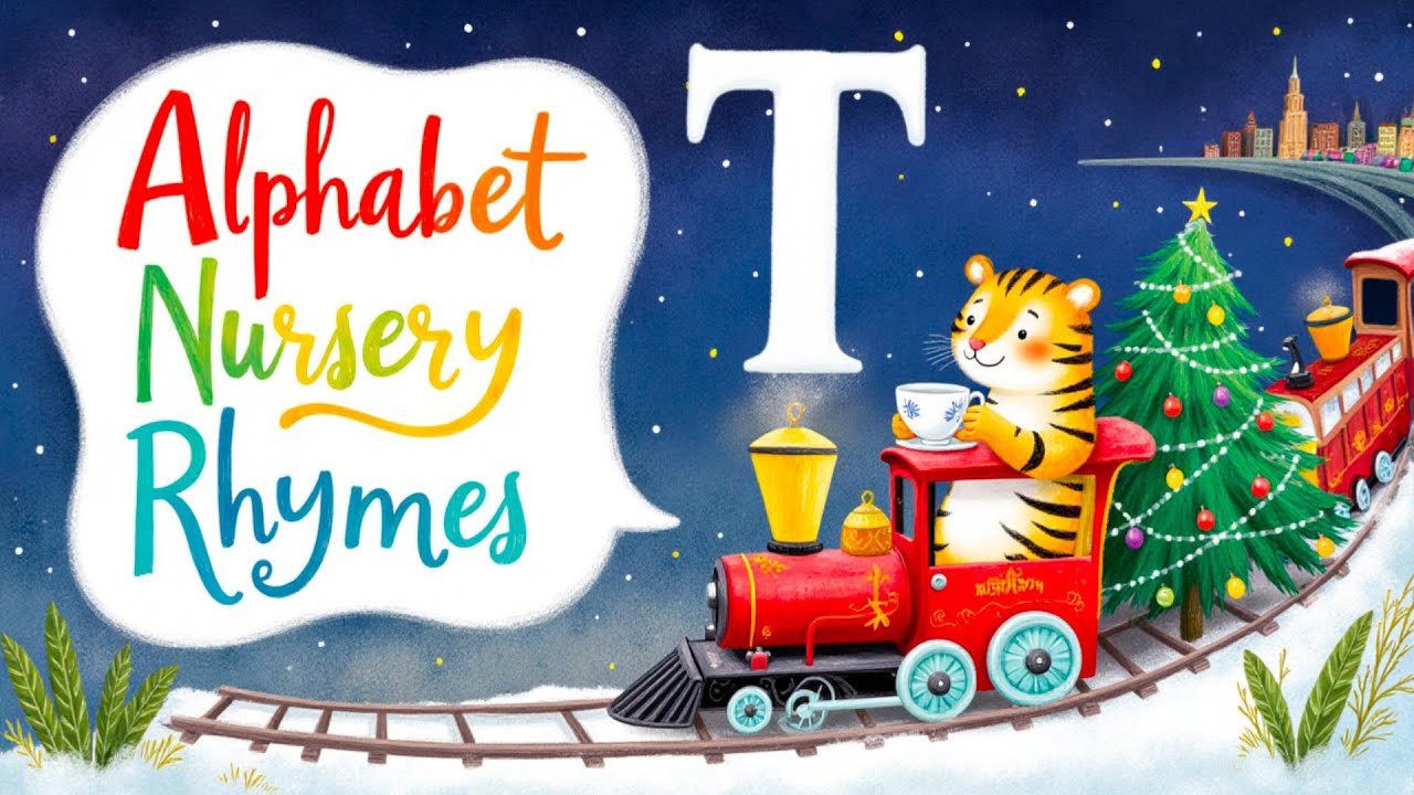 Letter T | Words Nursery Rhymes | Alphabet Nursery Rhymes Song with ...