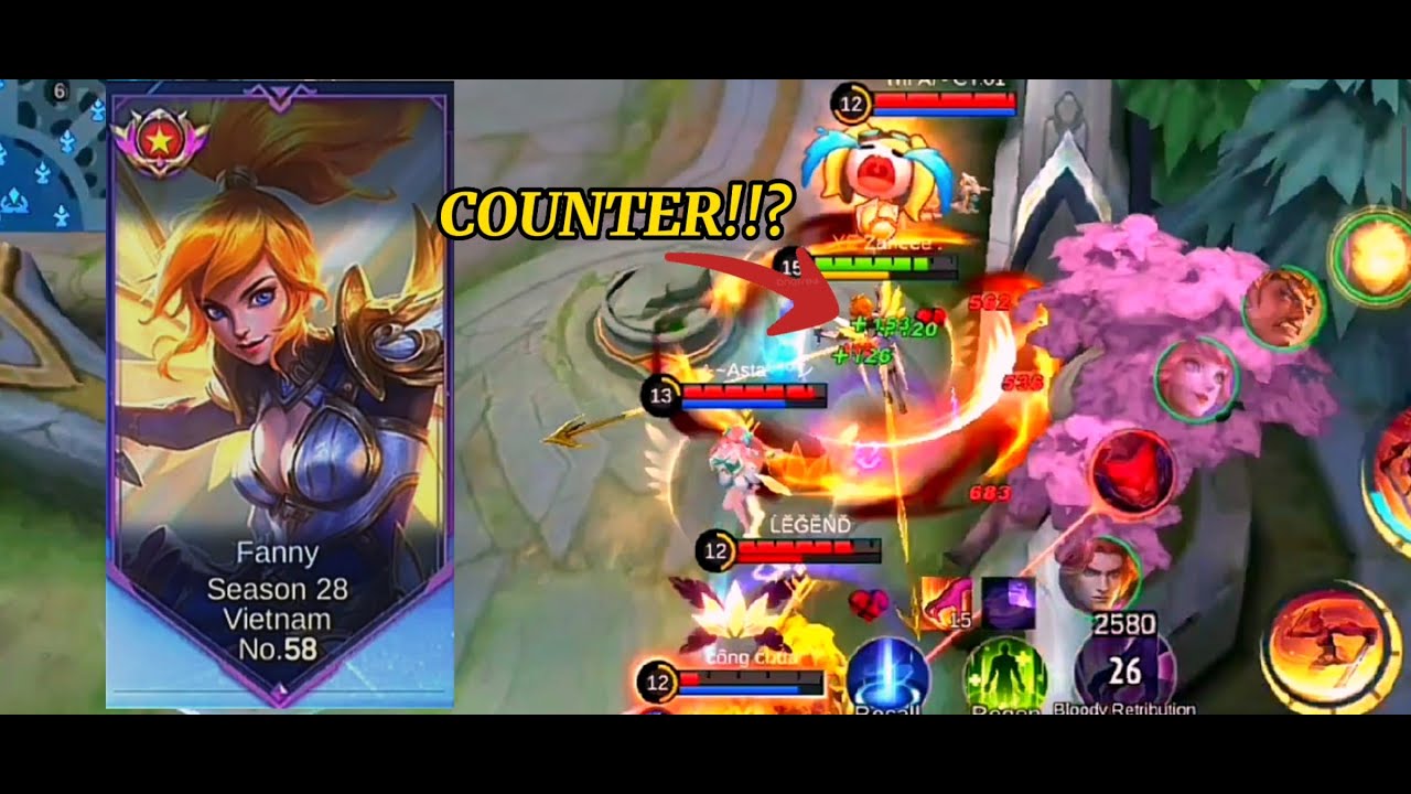 COUNTER FANNY?!!! | SUPER AGGRESSIVE FANNY GAMEPLAY | MLBB - YouTube