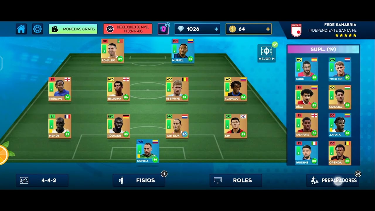 Mejorando la plantilla en dls 24 como nos quedo? - YouTube