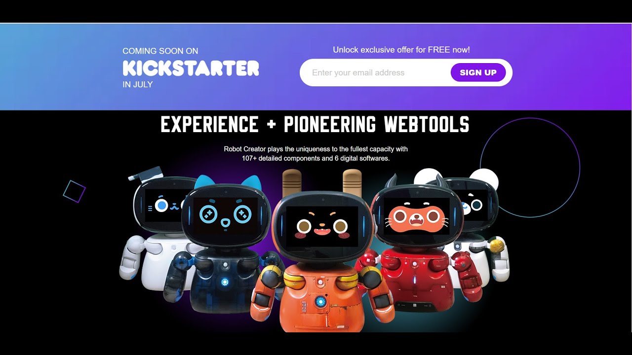 Robot Creator DX - Coming Soon On Kickstarter - YouTube