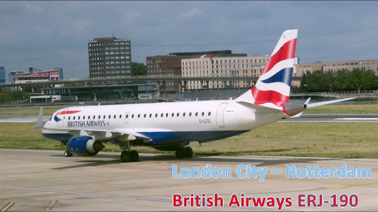 BA4455 London City Airport - Rotterdam *Full flight* - YouTube