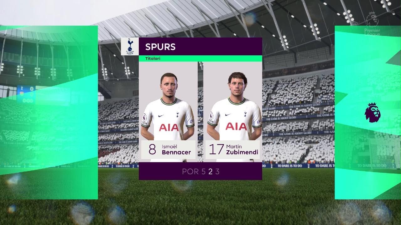 FIFA 23: SPURS V ARSENAL - YouTube