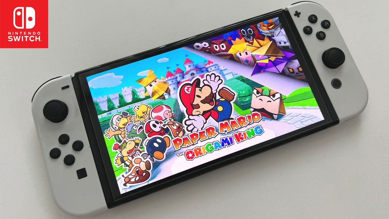 Paper Mario: The Origami King Nintendo Switch OLED Gameplay - YouTube