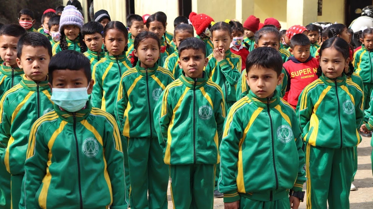 Morning Assembly Clip of Galyang Bhupu Sainik, Galyang, Syangja ...