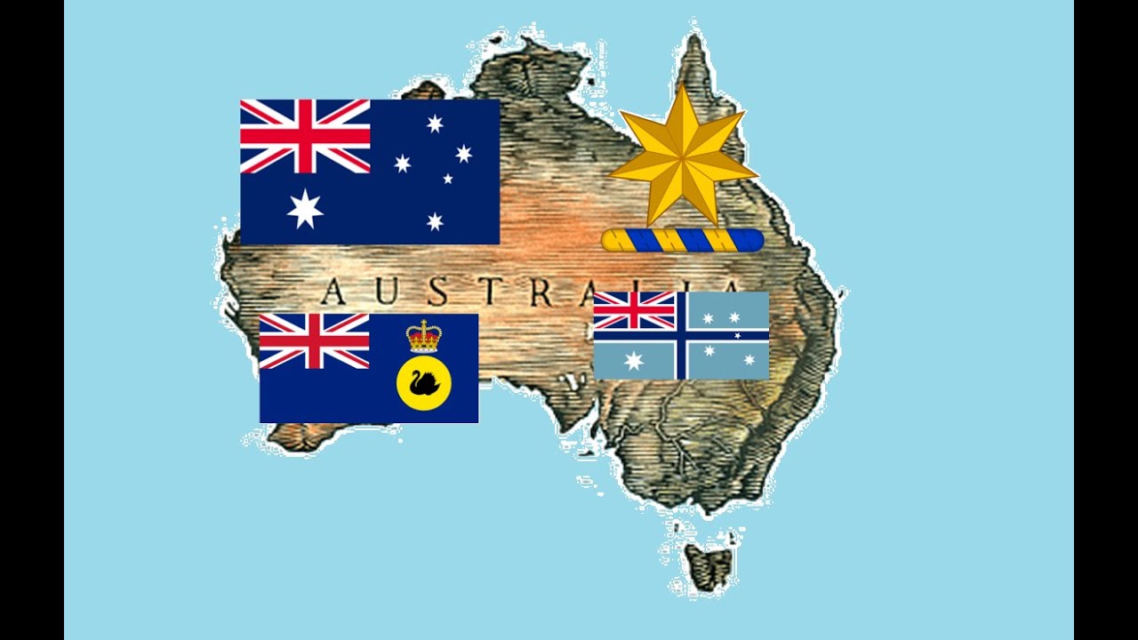 Flags of Australia: animation - YouTube