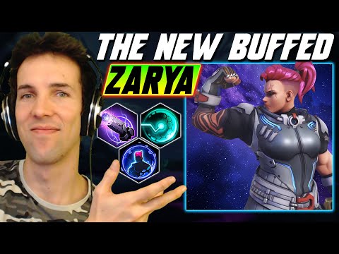Let's try the newly BUFFED ZARYA! Heroes of the Storm latest PATCH
