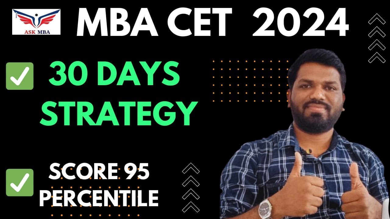 MBA cet strategy ! How to score more than 95%ile in MHCET? Study plan ...