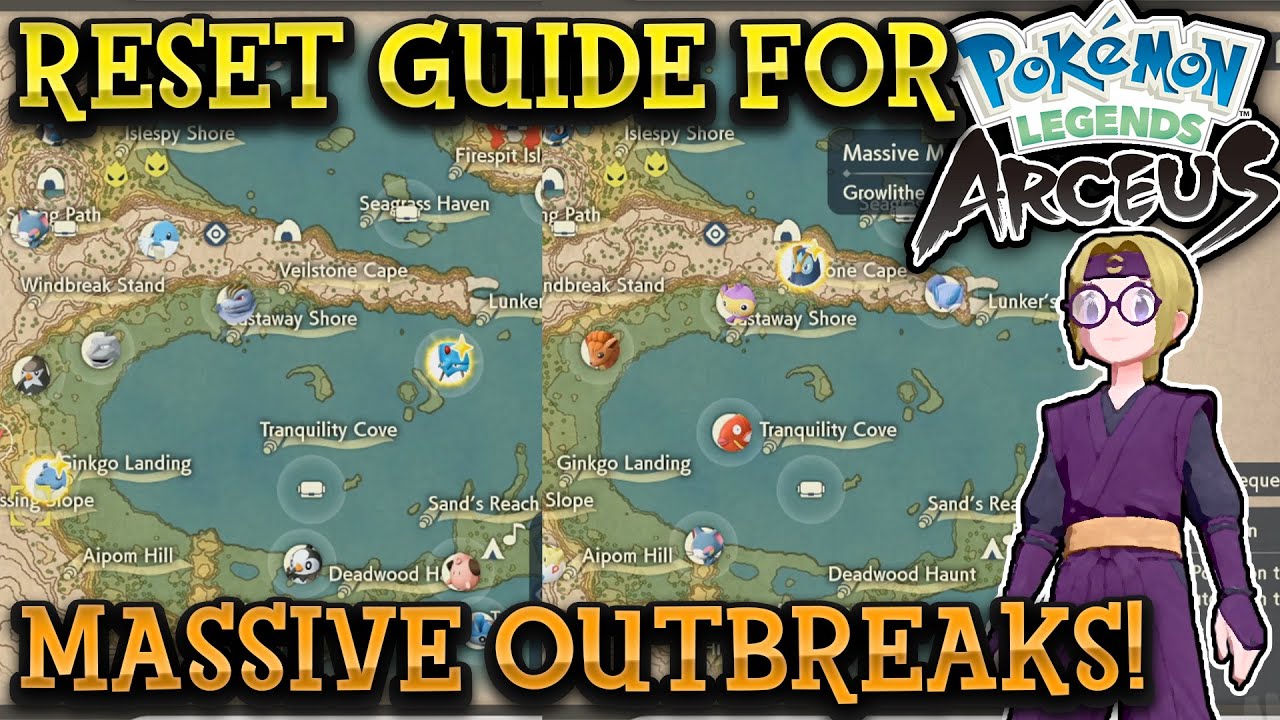 Massive Mass Outbreaks Reset Guide - Pokémon Legends: Arceus - YouTube
