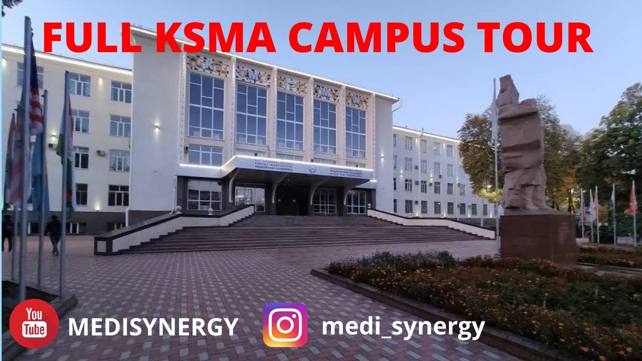 Campus Tour Of KSMA #bishkek #kyrgyzstan - YouTube