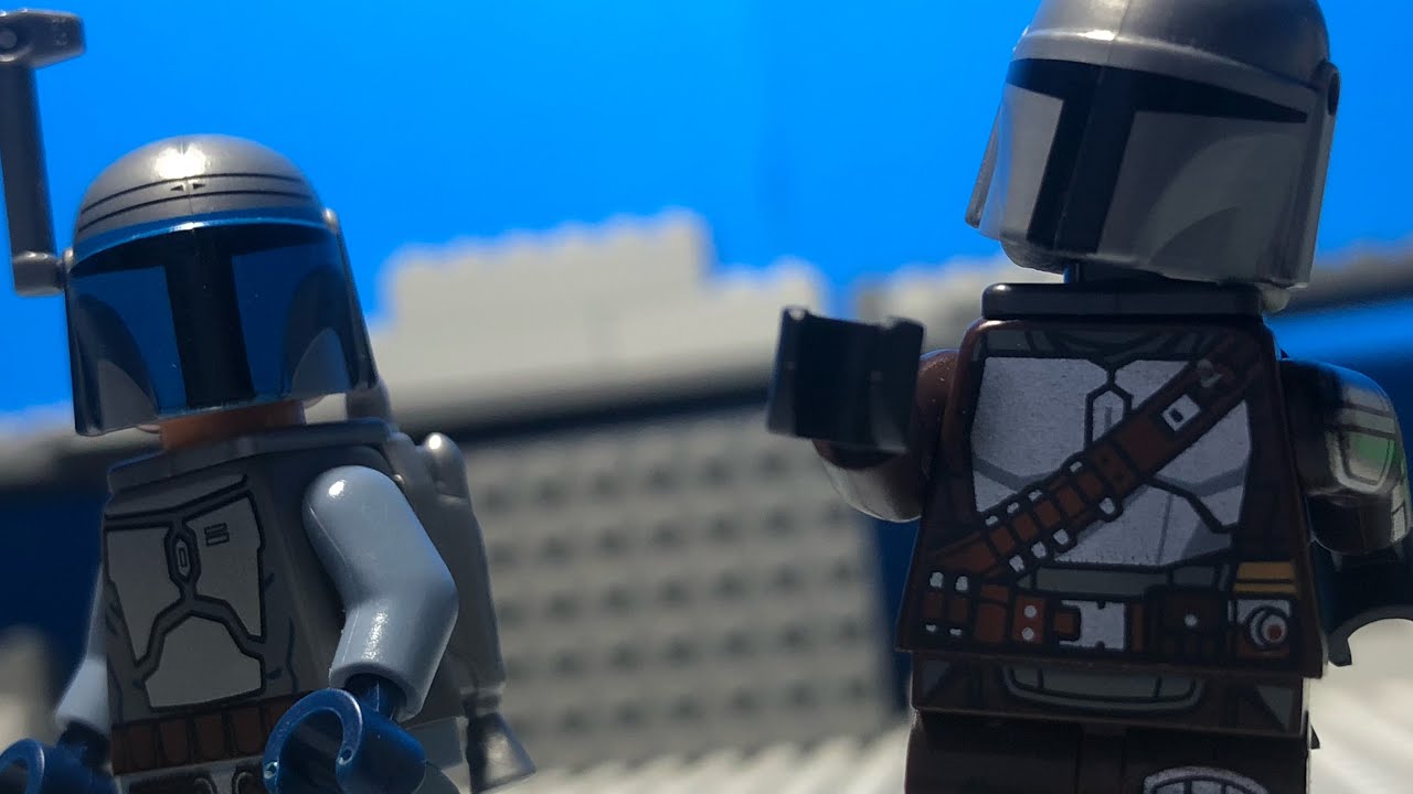 LEGO Star Wars Stop Motion: Mando Battle - Jango Fett Vs Mandolarian ...