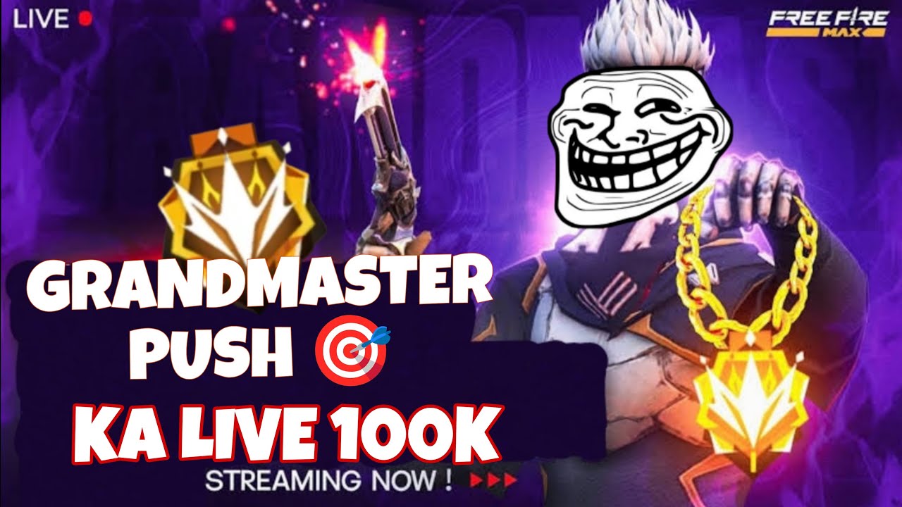 🔴Live] Dominating Top 1 Grandmaster V Badge Lobby Serious Grandmaster ...