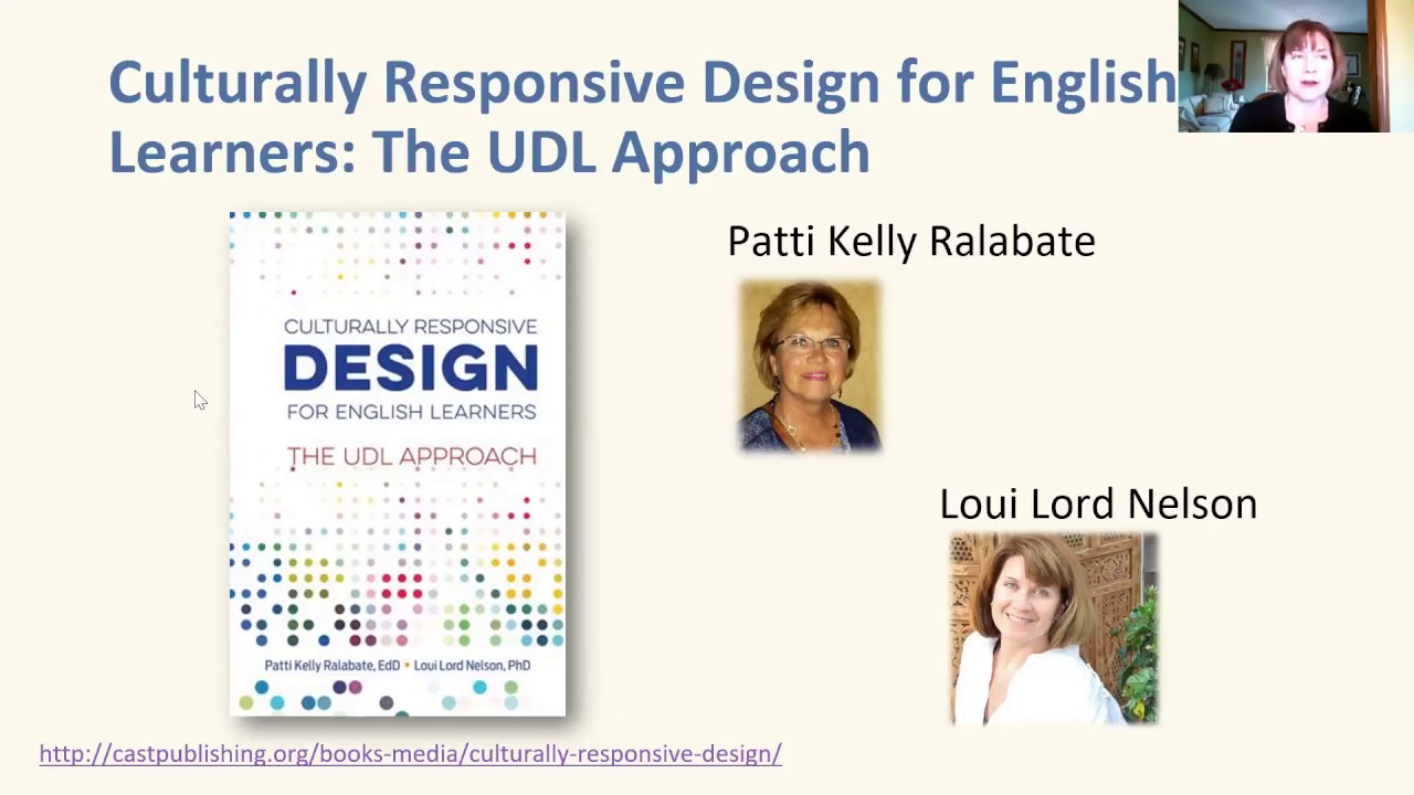 Culturally Responsive Design for English Learners: The UDL Approach ...