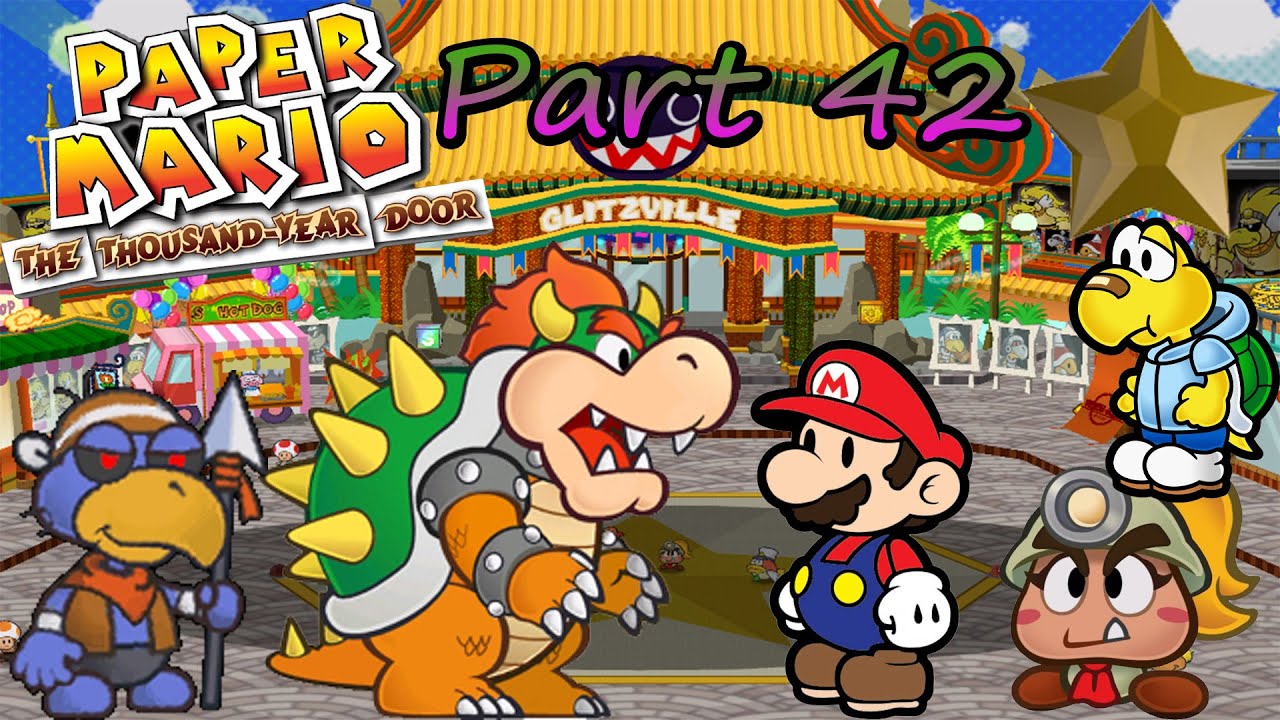 BOWSER STORMS THE STAGE & DARK CRAW! Paper Mario: The Thousand Year ...
