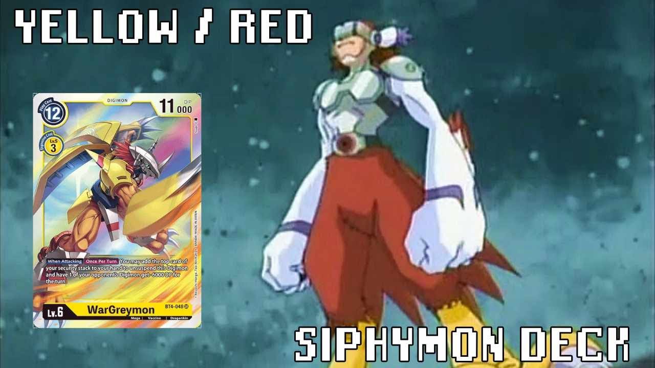 Digimon TCG: Yellow/Red Silphymon Deck (BT08) - YouTube