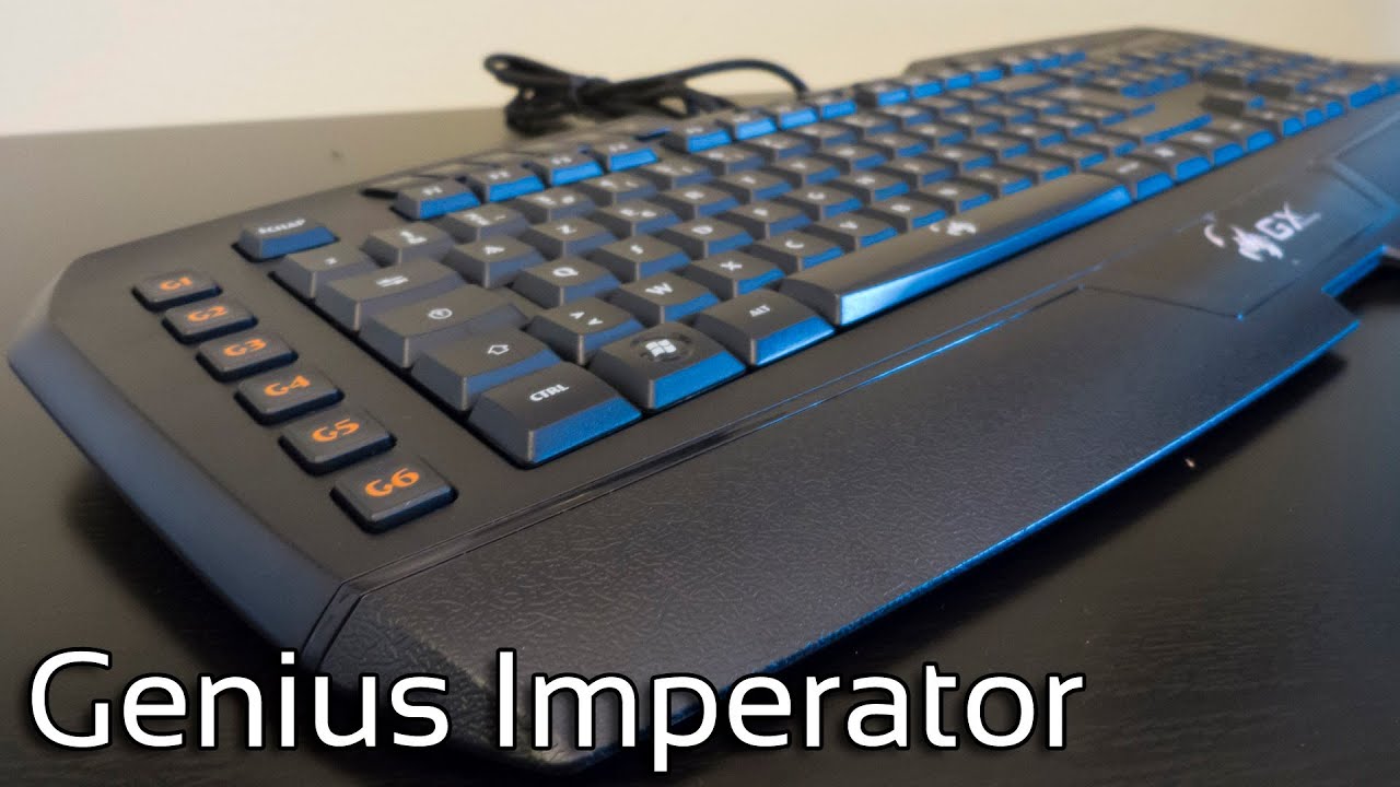 Genius Imperator Clavier Gamer - Déballage et présentation - YouTube