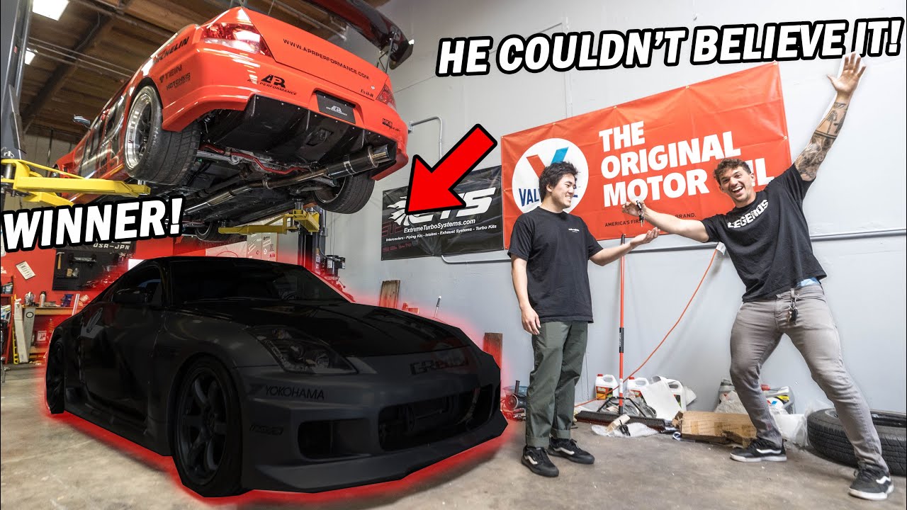 REVEALING HIS DREAM CAR & GIVING IT AWAY TO HIM! *Amazing Reaction ...
