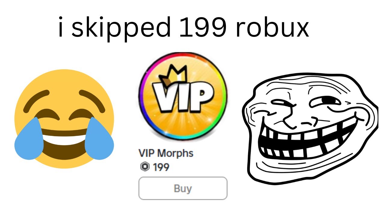 1m IQ moment (i skipped 199 robux) - YouTube