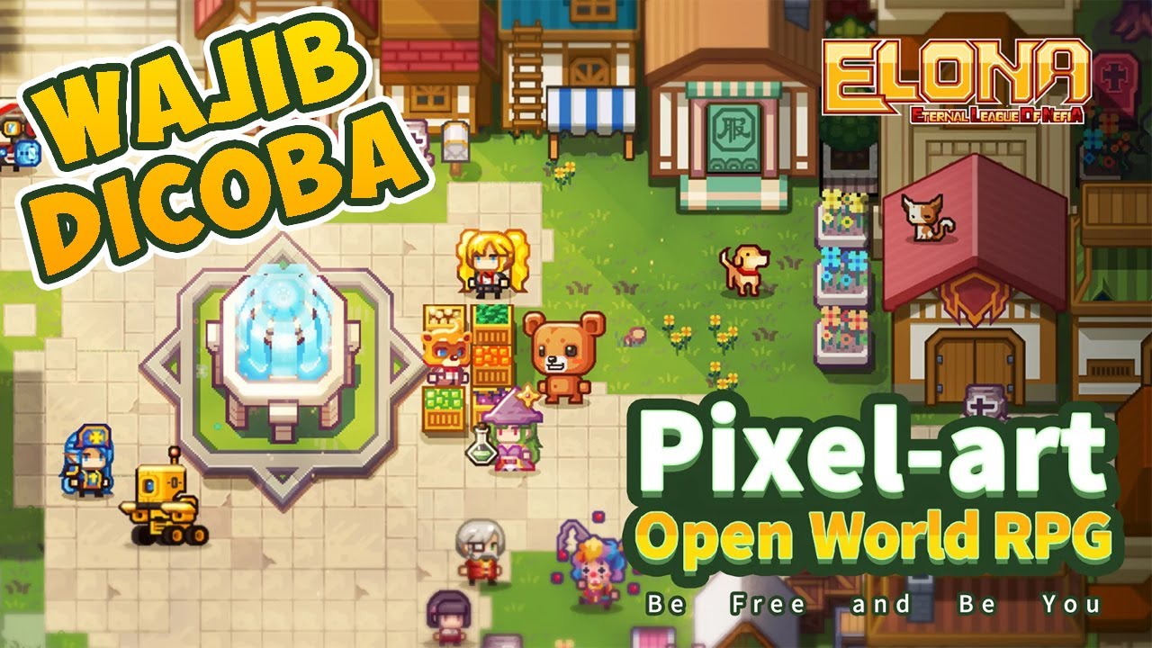 Game RPG Pixel Baru Open World - Elona Mobile (Android) - YouTube