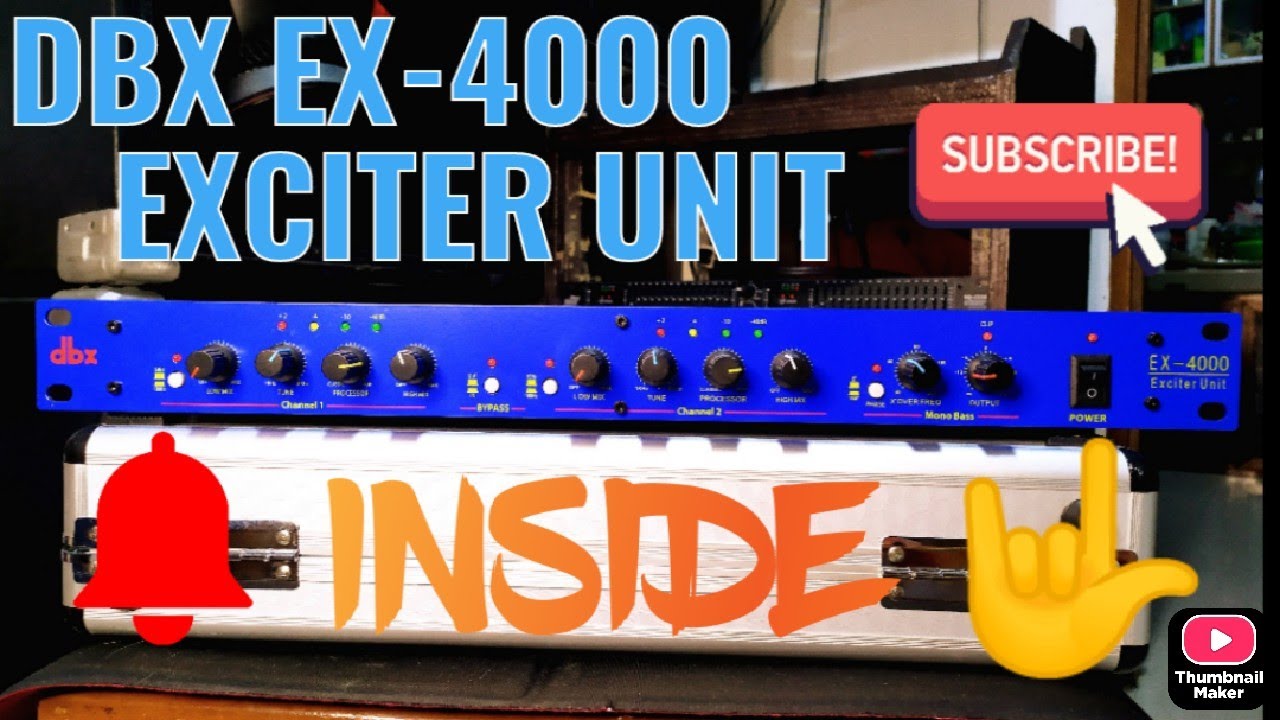INSIDE DBX EX-4000 EXCITER UNIT🤟😁 | KATAYIN NATIN AT TINGNAN ANG LOOB ...