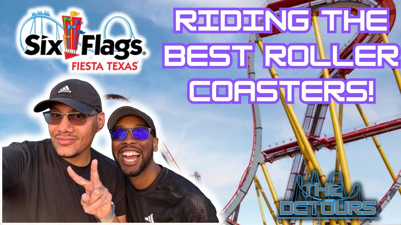 Six Flags Fiesta Texas | Riding The BEST Roller Coasters - YouTube