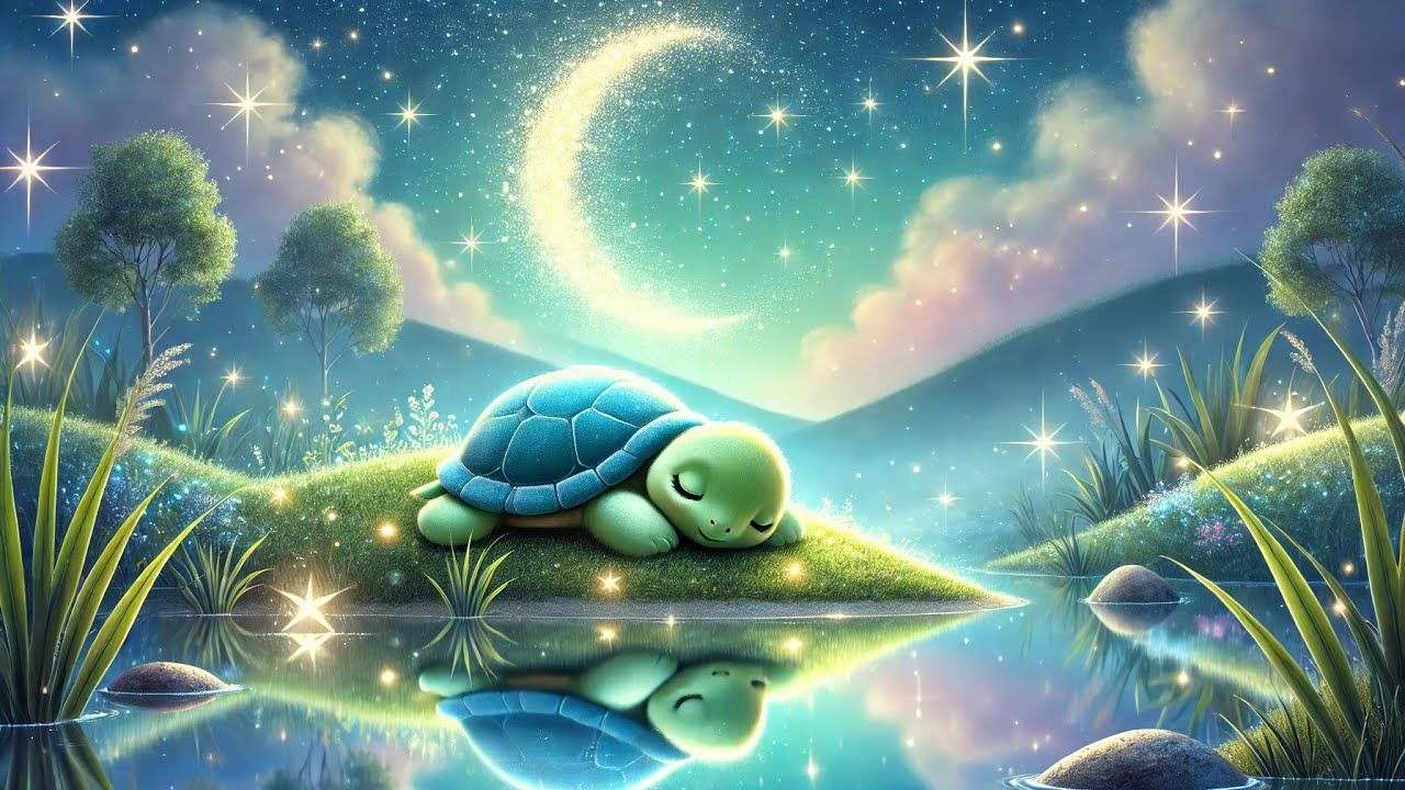 Sweet Dreams with a Sleepy Turtle 🌙 Soothing Lullaby for Relaxation ...