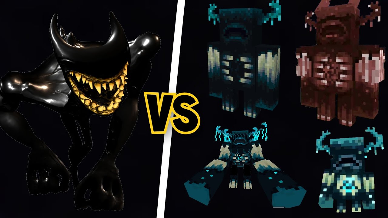 Beast Bendy vs All Wardens - Who Will Win ? - Minecraft - YouTube
