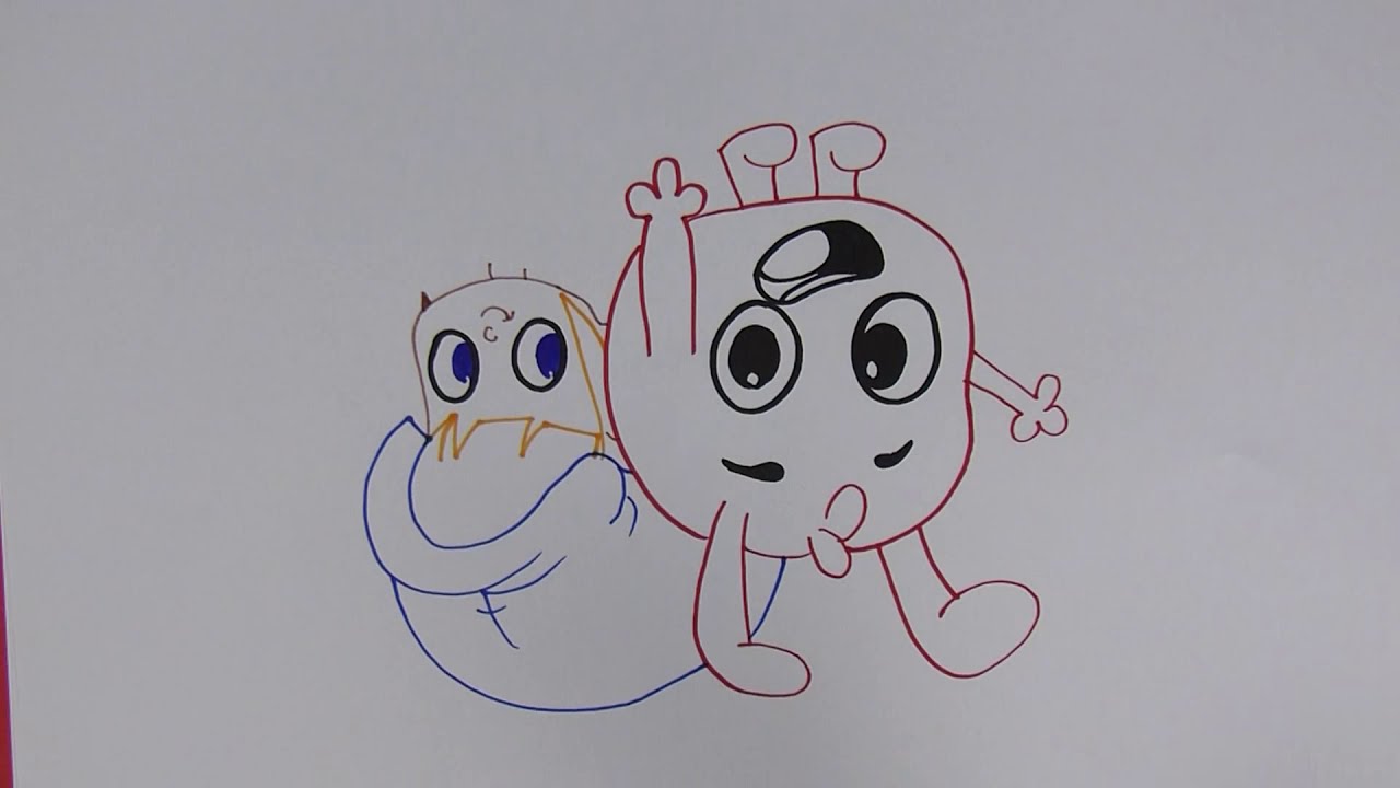 How to Draw Mila and Morphle ️Draw Upside Down to Draw Better! - YouTube