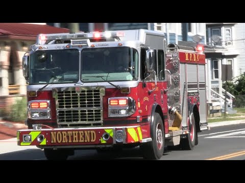 Meriden Fire Department Engine 4 Responding! - YouTube