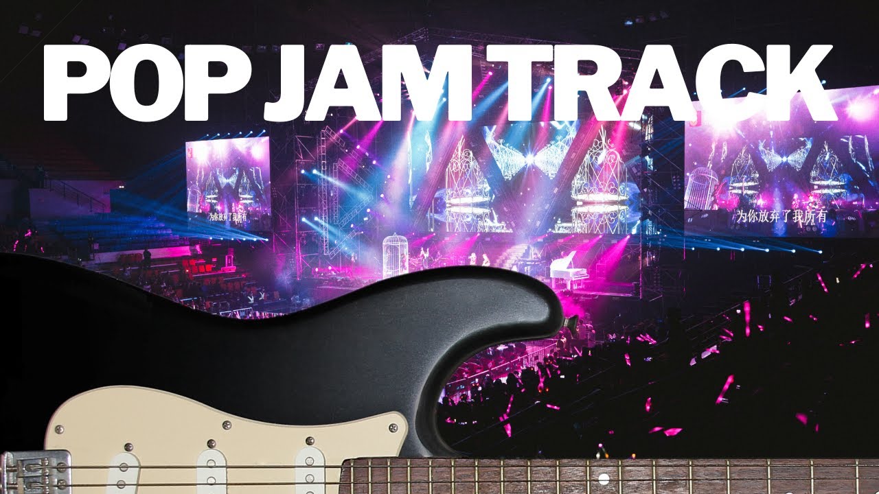 Fun Pop Guitar Jam Track // GUITAR BACKING TRACK - YouTube
