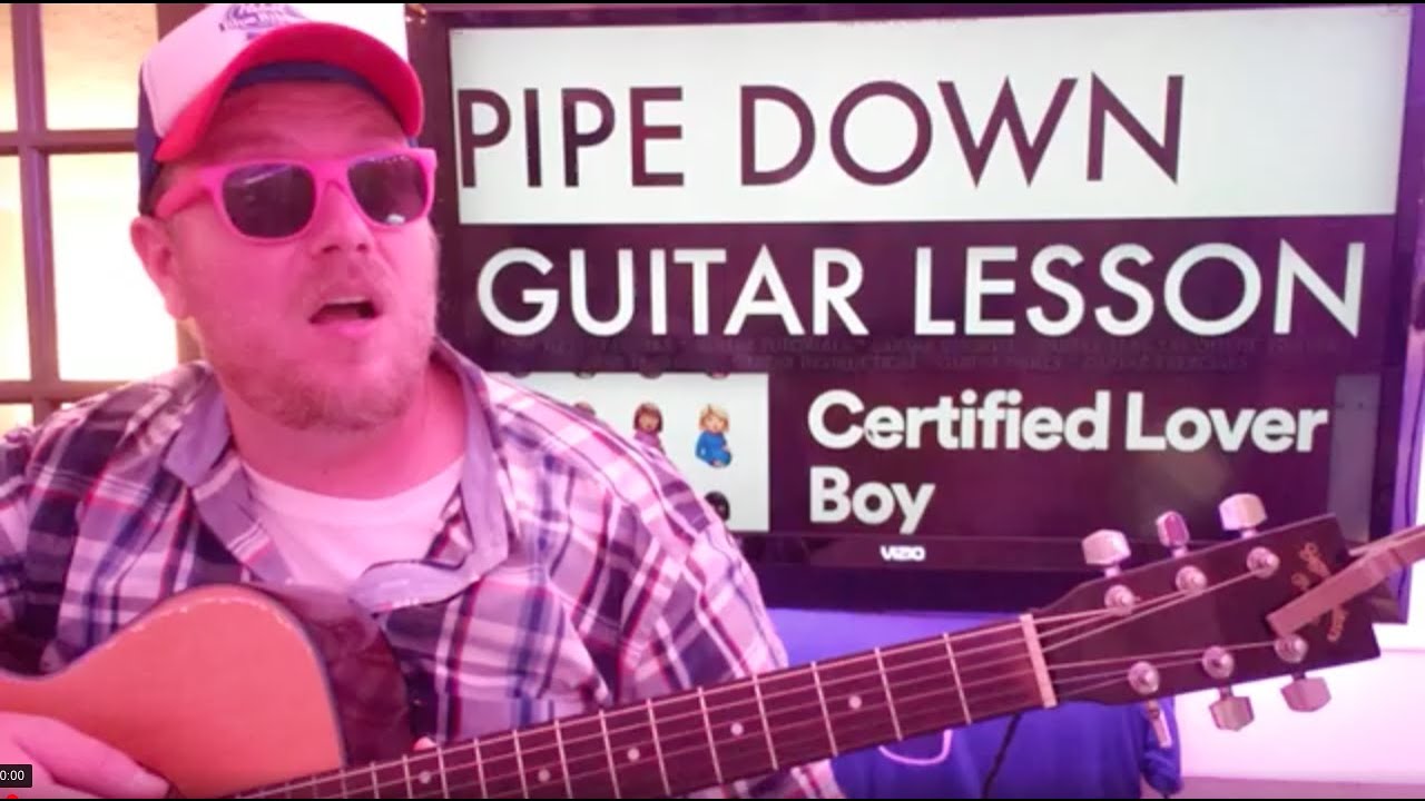 How To Play Pipe Down Guitar Drake // easy guitar tutorial beginner ...