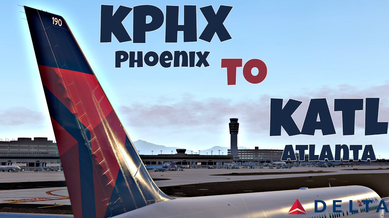 {XP11} Phoenix 🛫 Atlanta on a 767 in 3 Minutes - YouTube