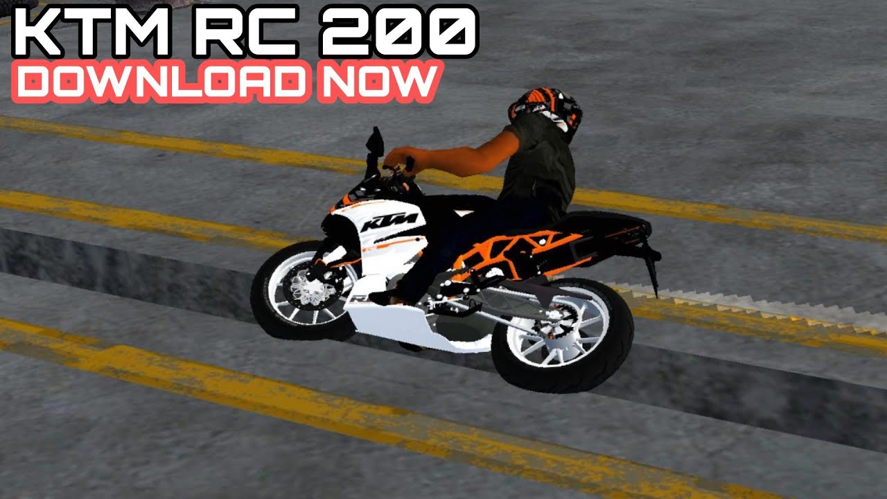 KTM RC 200 Motorbike Mod In Bus Simulator Indonesia - Bussid Bus Mod ...