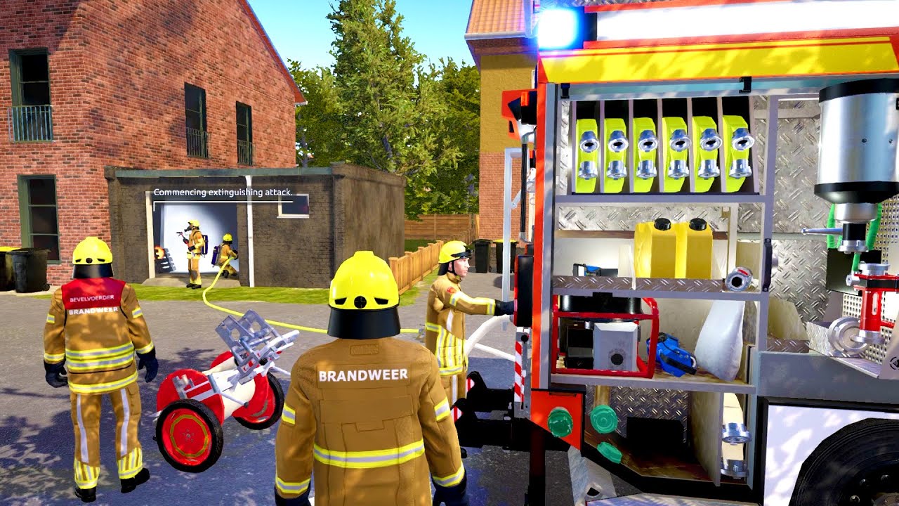 Emergency Call 112 - German Volunteer Firefighter On Duty ...