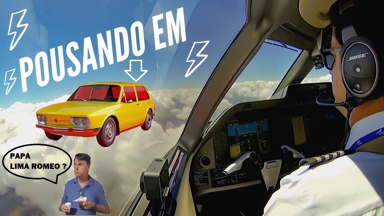 PAPA (LIMA ROMEO) POUSANDO EM BRASILIA !!! - YouTube