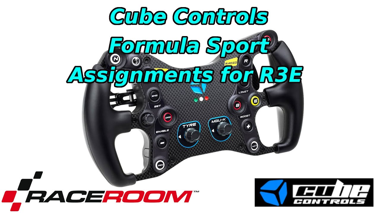 Cube Controls Formula Sport Assignments for R3E - YouTube