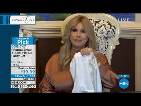 Rhonda Shear 3pack PinUp Panty Set