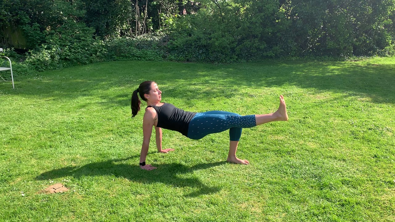 Crab leg lifts + reaches - YouTube