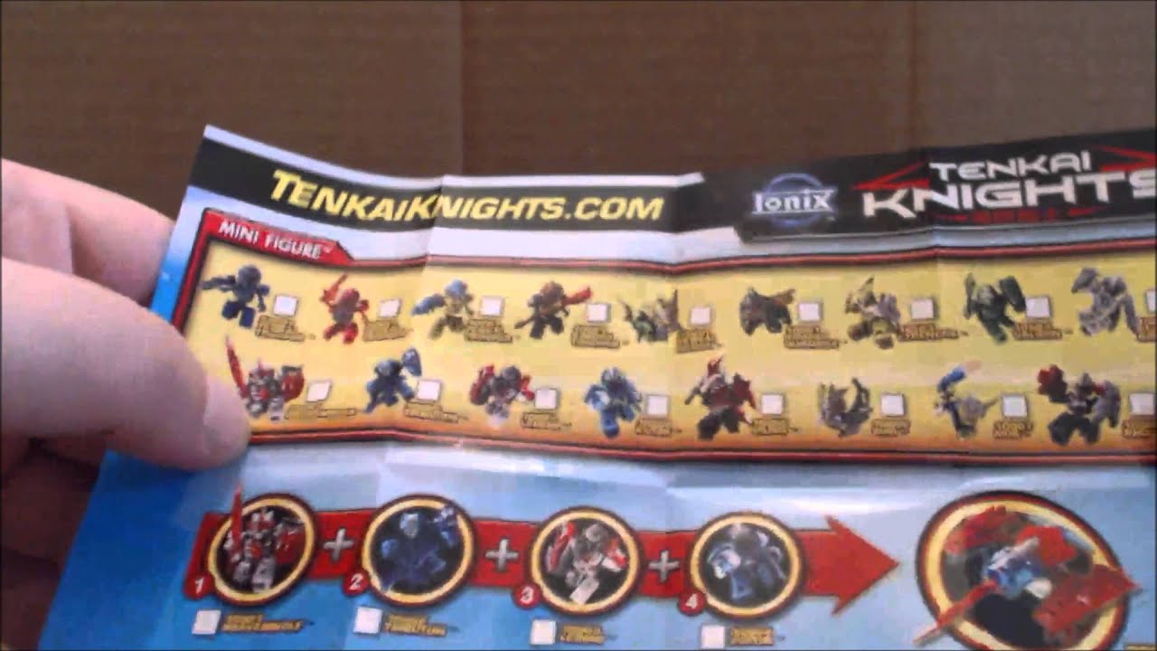 Chuck Builds Tenkai Knights Tenkai Trooper - YouTube