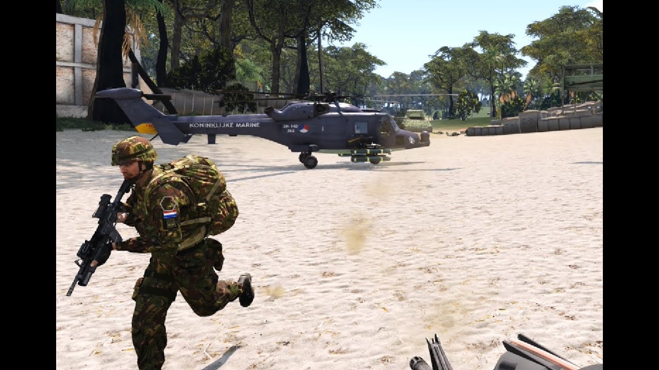 Arma 3 Dutch Royal Marines & U.N Base Under Attack in Africa N'ziwasogo ...