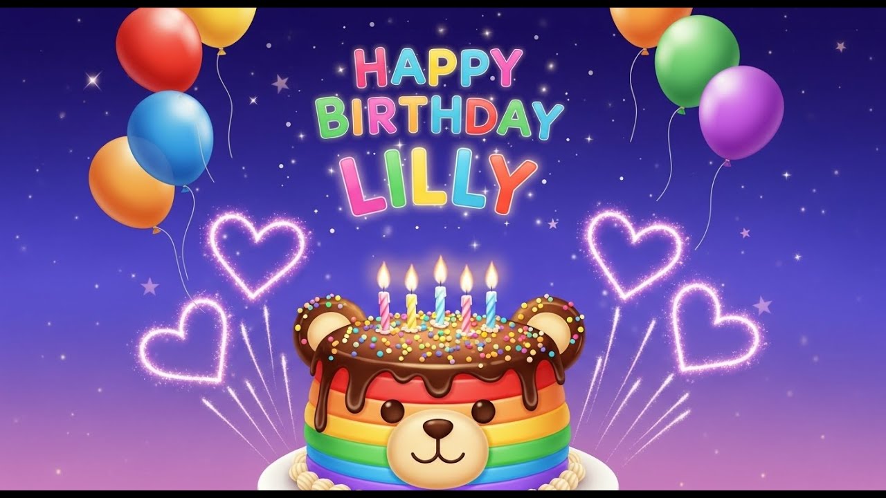 HAPPY BIRTHDAY LILLY! 🎉 Happy Birthday song with Names! #lilly - YouTube