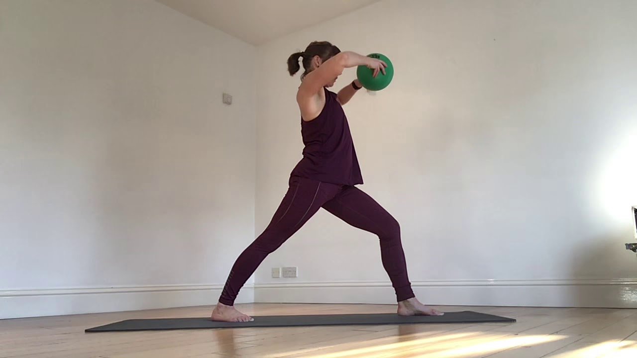 Ajactive ball toning routine - YouTube