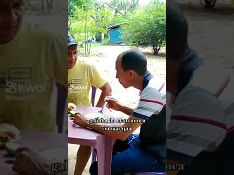 comendo galinha do mato rsrs