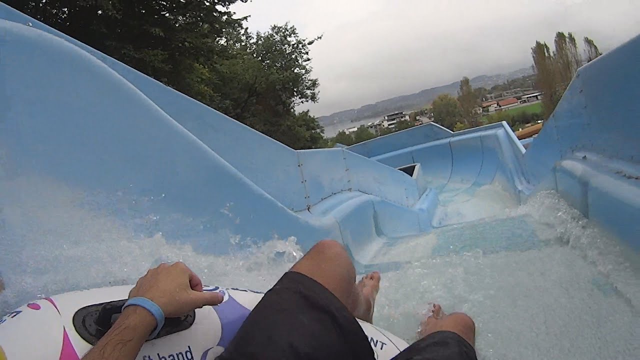Double Bob Water Slide at Alpamare - YouTube