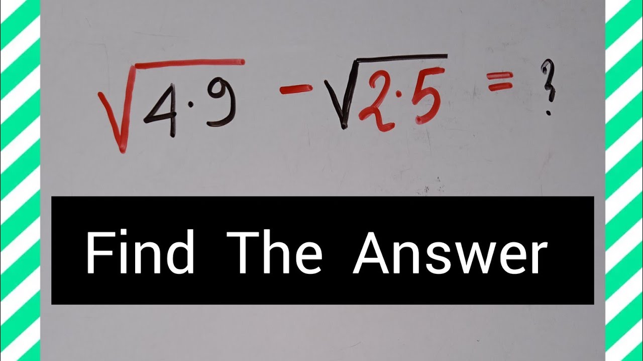 A Nice Root problem //you can apply this trick - YouTube